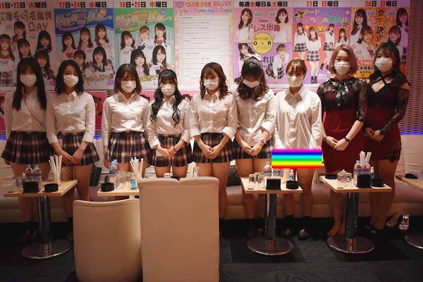 ドレスvs制服｜【OliveIKB】池袋西口素人JK制服素人キャバクラオリーブ池袋公式サイト